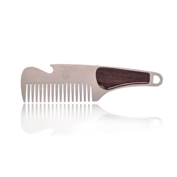Pocketsize Stainless Steel Beard Comb for Refined Grooming – UrbanMooch