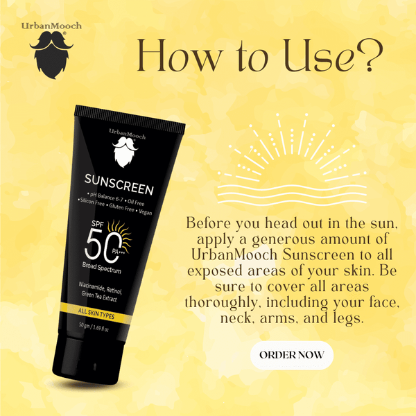 Sunscreen SPF 50, PA +++ For Men, 50gm - UrbanMooch
